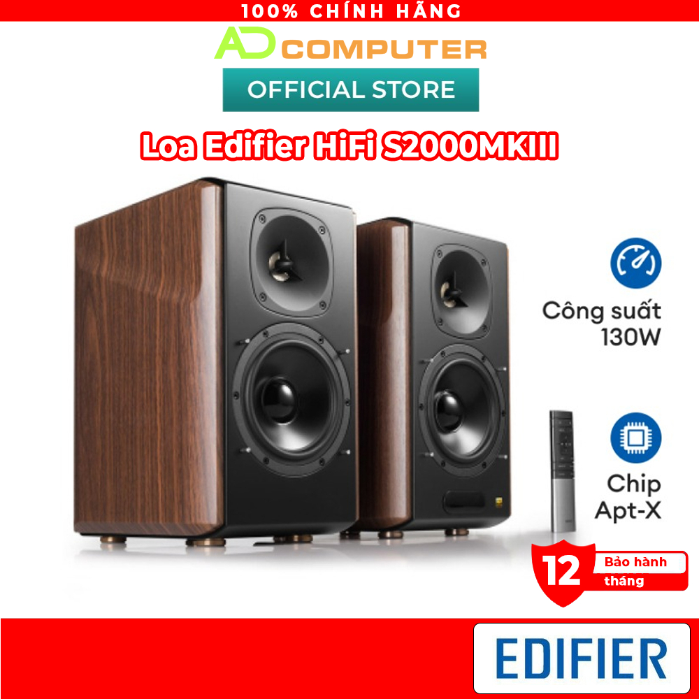 Bộ loa Bluetooth Bookshelf Hifi cao cấp EDIFIER S2000MKIII | Công nghệ aptX | Bluetooth 5.0 ...