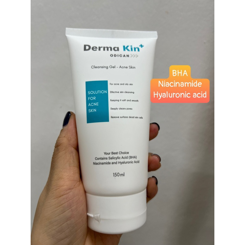 (Chính hãng công ty) Sữa rửa mặt Derma Kin+ cho da dầu mụn | Shopee ...