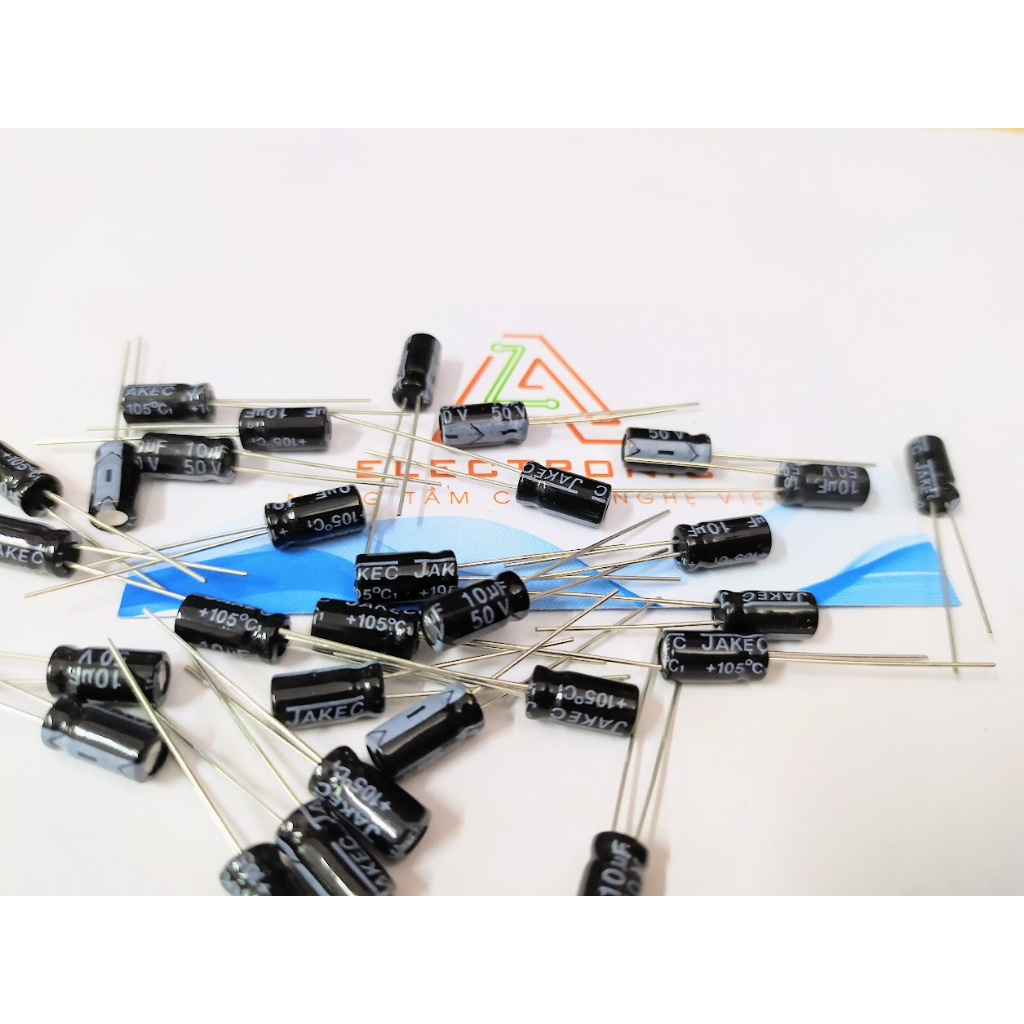 Tụ điện JAKEC 10uf 50V 5*11mm | Shopee Việt Nam