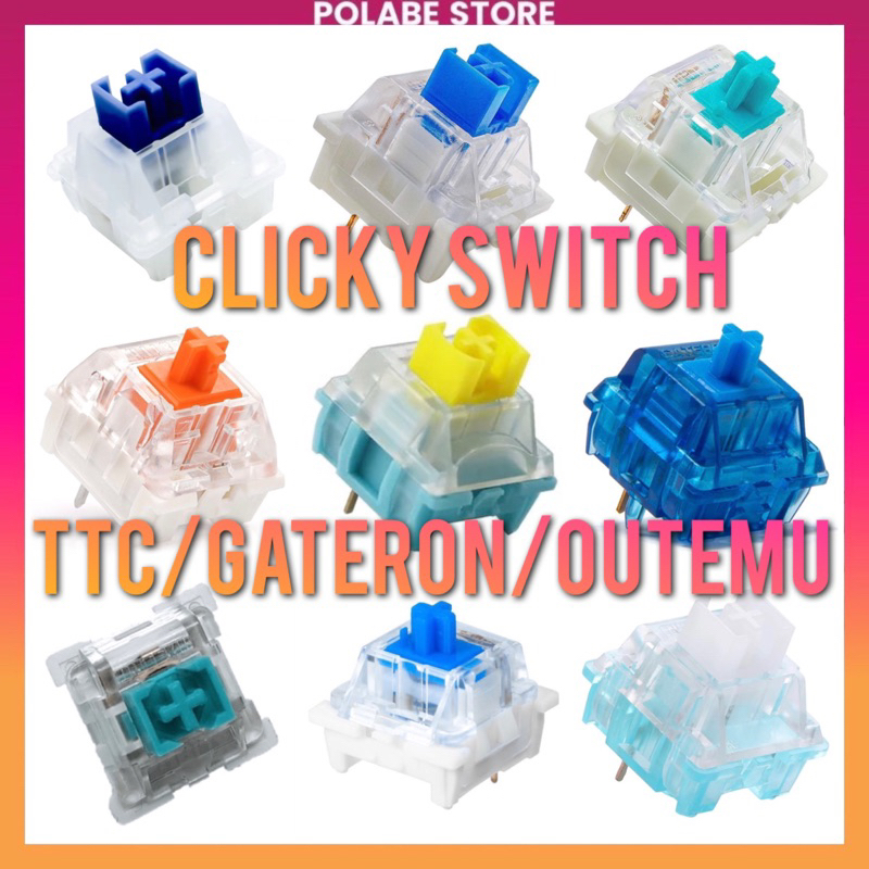TTC Skylar Novelkeys Sherbet Outemu Ocean clicky switch công tắc bàn ...