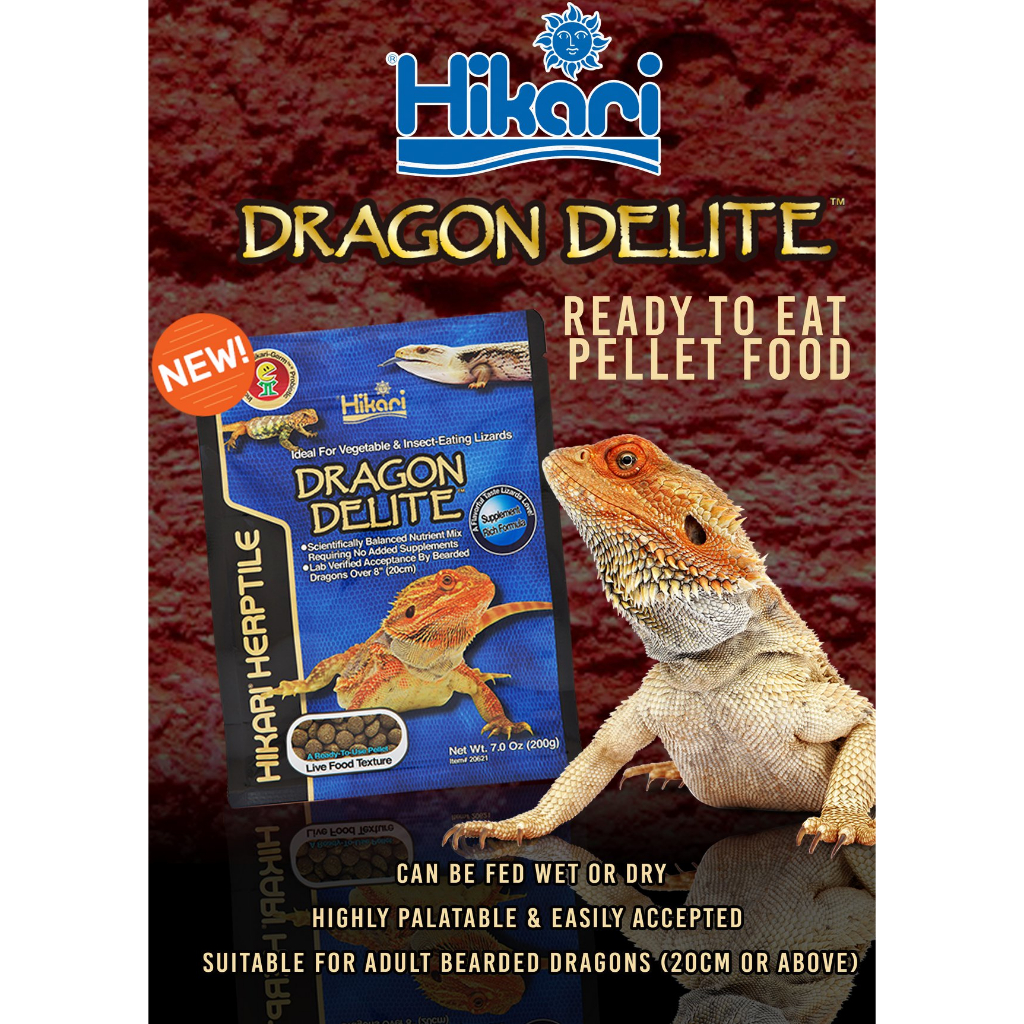 Thức ăn dinh dưỡng dạng hạt cho rồng Úc | Dragon Delite Hikari ...