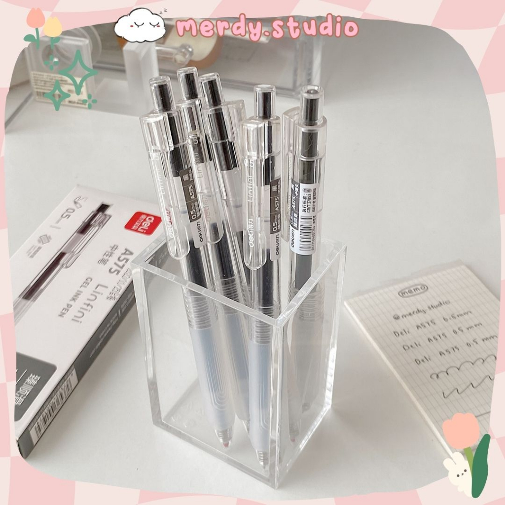 Bút gel Deli A575 ngòi 0.5mm | Shopee Việt Nam