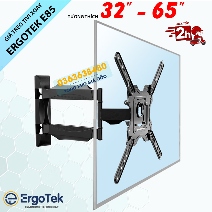 Giá Treo Tivi Đa Năng ErgoTek E85 32 - 65 Inch / Khung Treo Tv Xoay Góc Linh Hoạt [ Cao Cấp Hơn ...