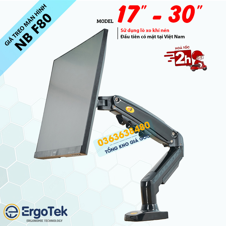 Giá treo màn hình máy đa năng NB F80 / ErgoTek EZ1 / NB H100 17 - 30 ...