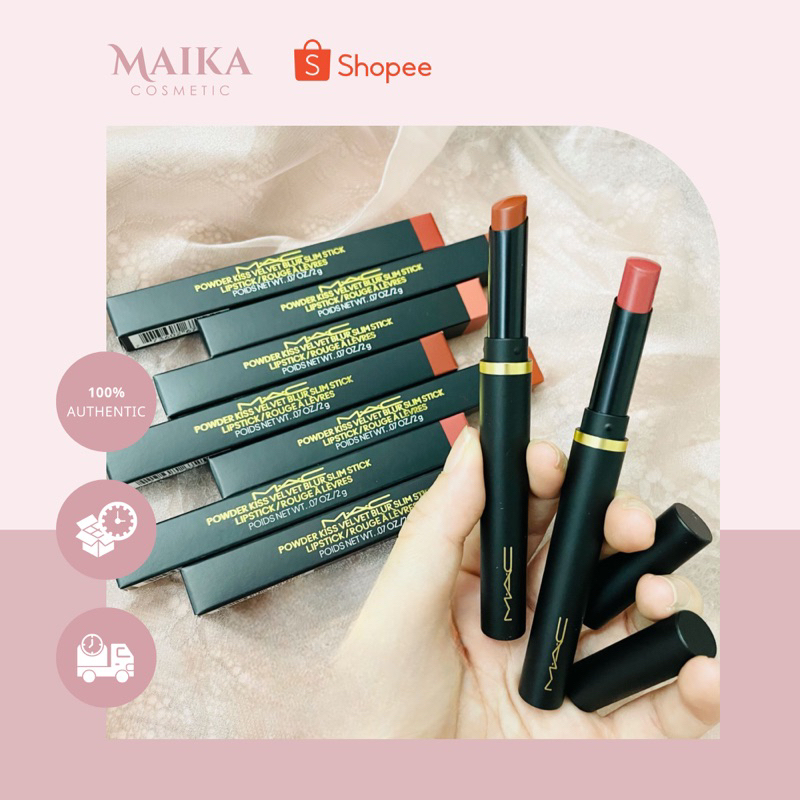 (Mã NSF020280 giảm 80K) SON MAC POWDER KISS VELVET BLUR SLIM STICK 891 ...