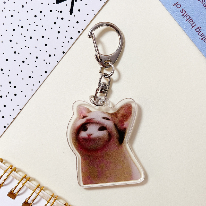 Móc Khóa Nhựa Acrylic Meme Mèo Chó Shiba Cheems Bonk Pepe | Shopee Việt Nam