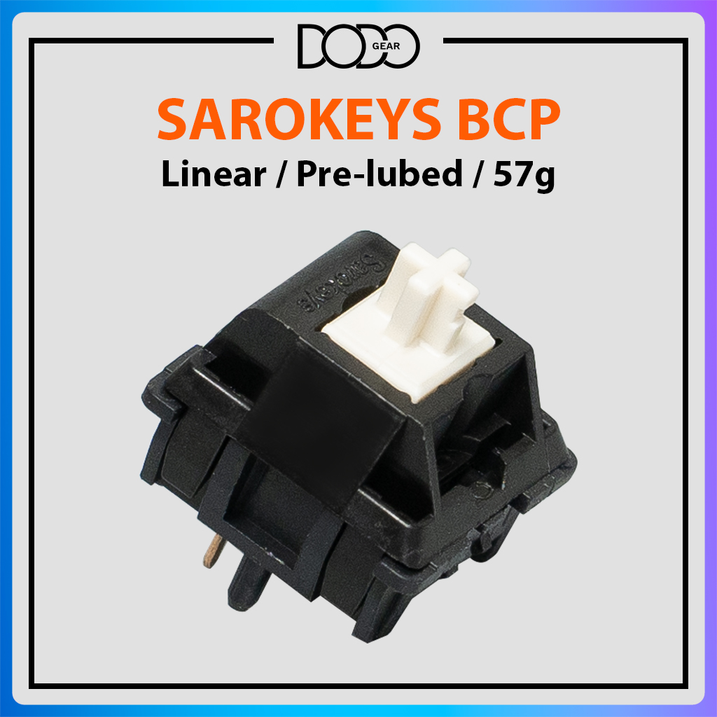 Switch Sarokeys BCP Black Cherry Pie 5 PIN Linear 57g công tắc bàn phím ...