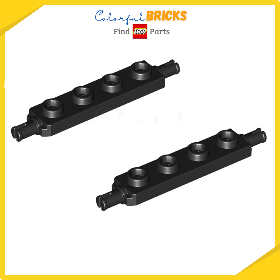 (2 cái) Gạch Lego chính hãng | Trục bánh xe 1x4 | Plate 1 x 4 with ...