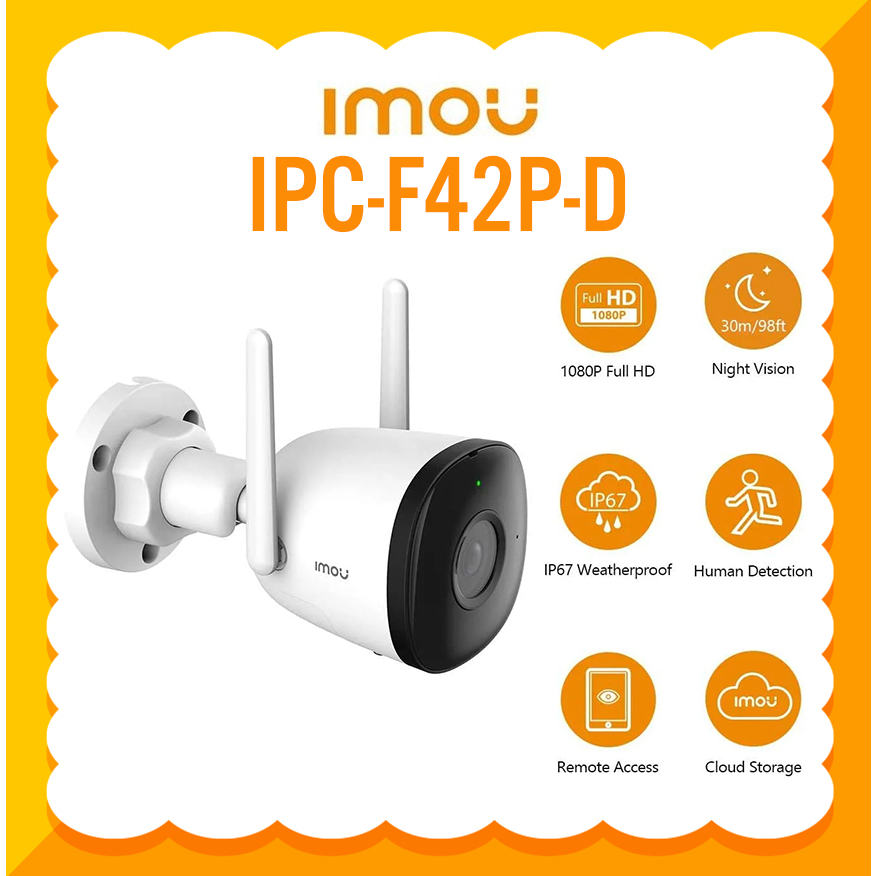 Camera IP Wifi 4MP IMOU IPC-F42P-D | Shopee Việt Nam