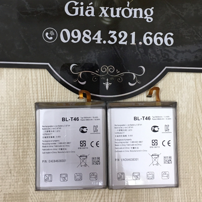 Pin LG V60 ThinQ (BL-T46) dung lượng 5000mAh | Shopee Việt Nam