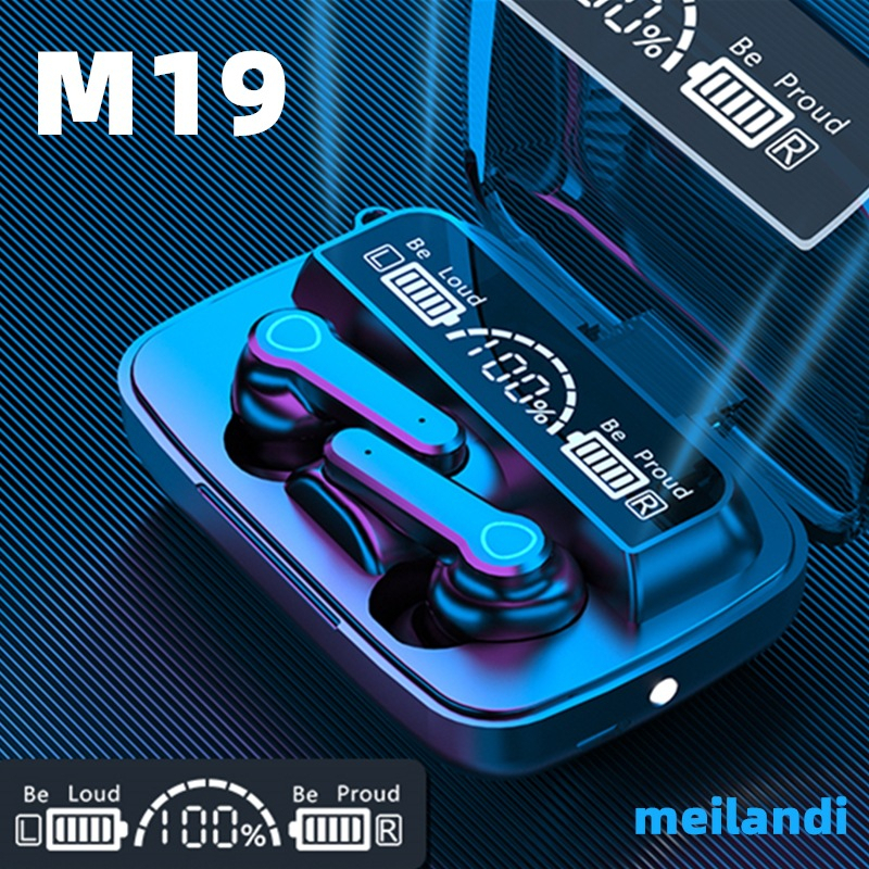 Tai Nghe Bluetooth Không Dây Đa Năng M19 Pro Có Đèn LED Thích Hợp Với ...