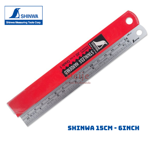Thước thép thẳng SHINWA 15cm - 6inch | Shopee Việt Nam