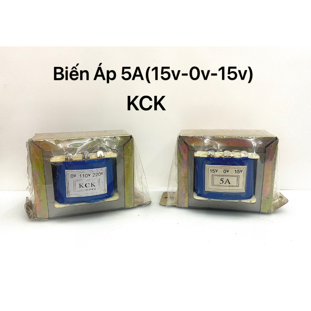 Biến áp 5A KCK ( 15v - 0v - 15v ) | Shopee Việt Nam