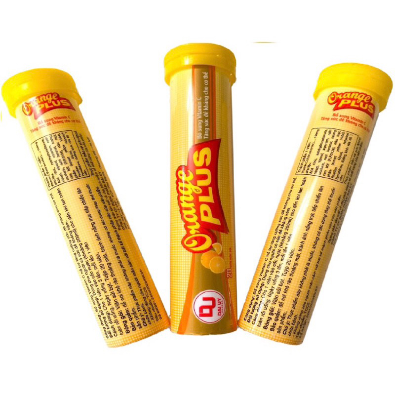 [Chính hãng] C Sủi vitamin Orange Plus Đại Uy hương cam - Tăng cường ...