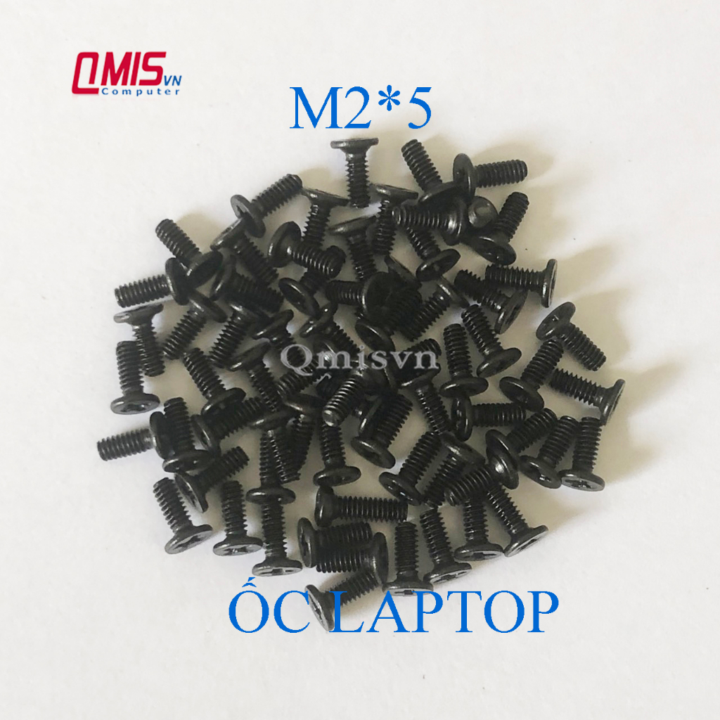 M2*5 (mũ 4mm) - Ốc vít laptop kích thước M2x5 M2 x 5 mm (Gói 10 con ốc ...