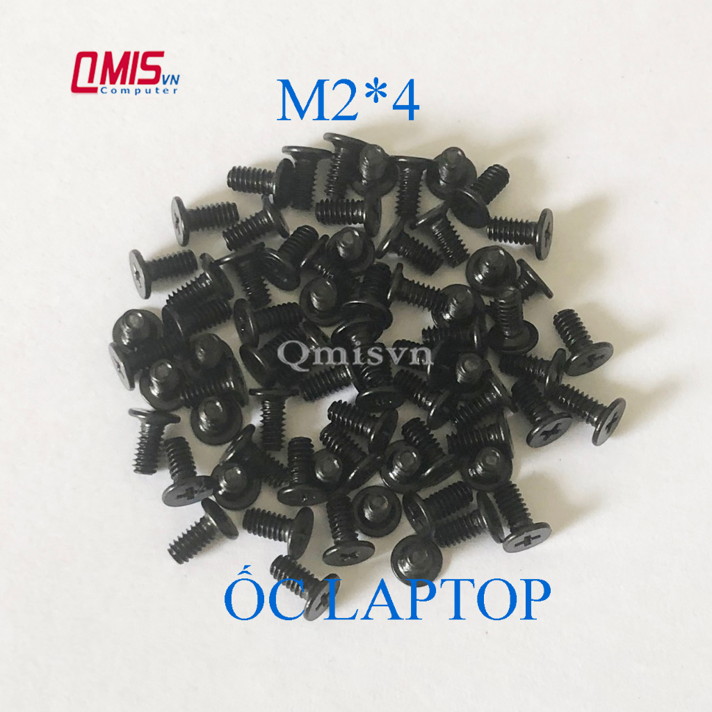M2*4 (mũ 4mm) - Ốc vít laptop Kích thước M2x4 M2 x 4 mm (Gói 10 con ốc ...