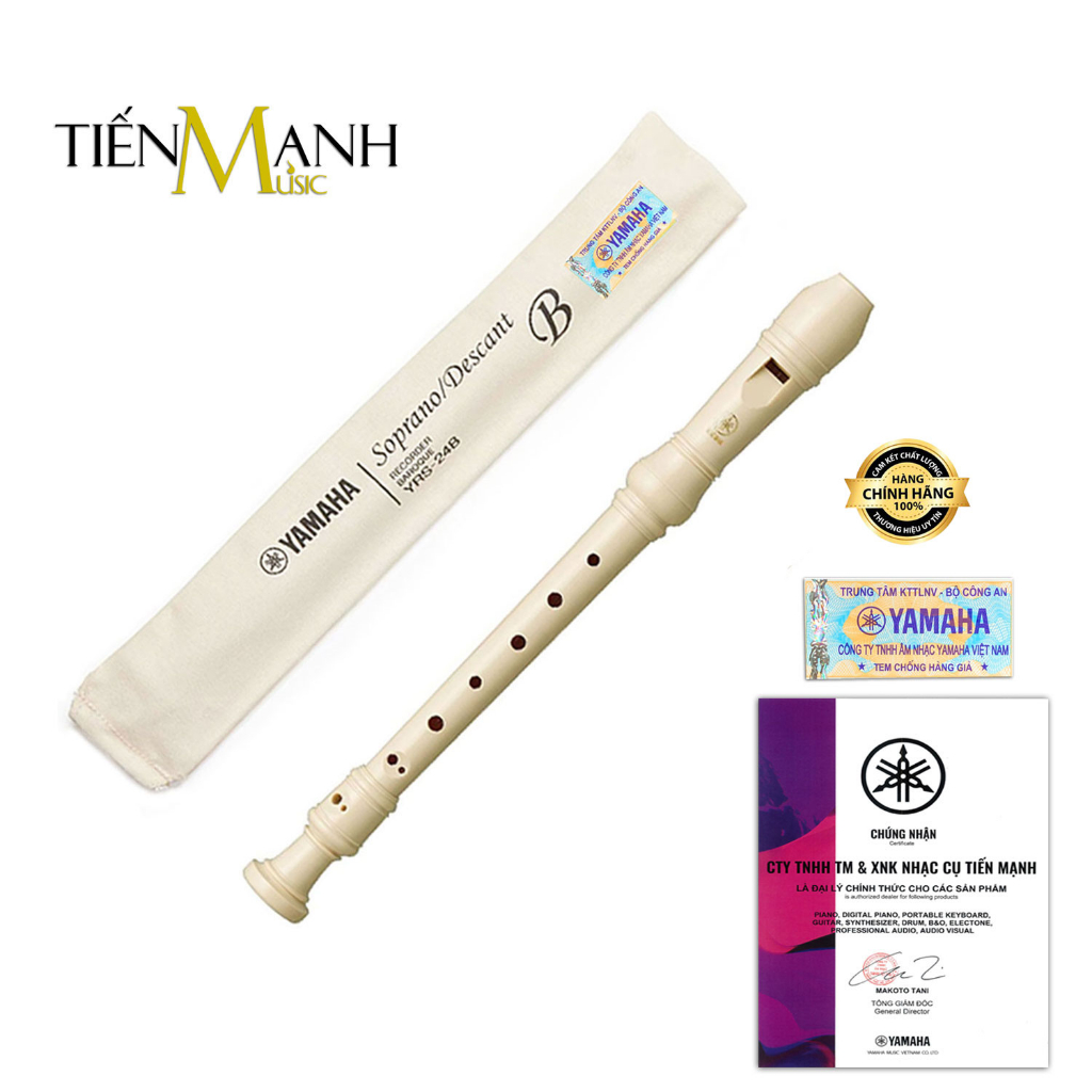 [Chính Hãng] Sáo Recorder Soprano Yamaha YRS-24B Tone C (Đô) Kiểu ...