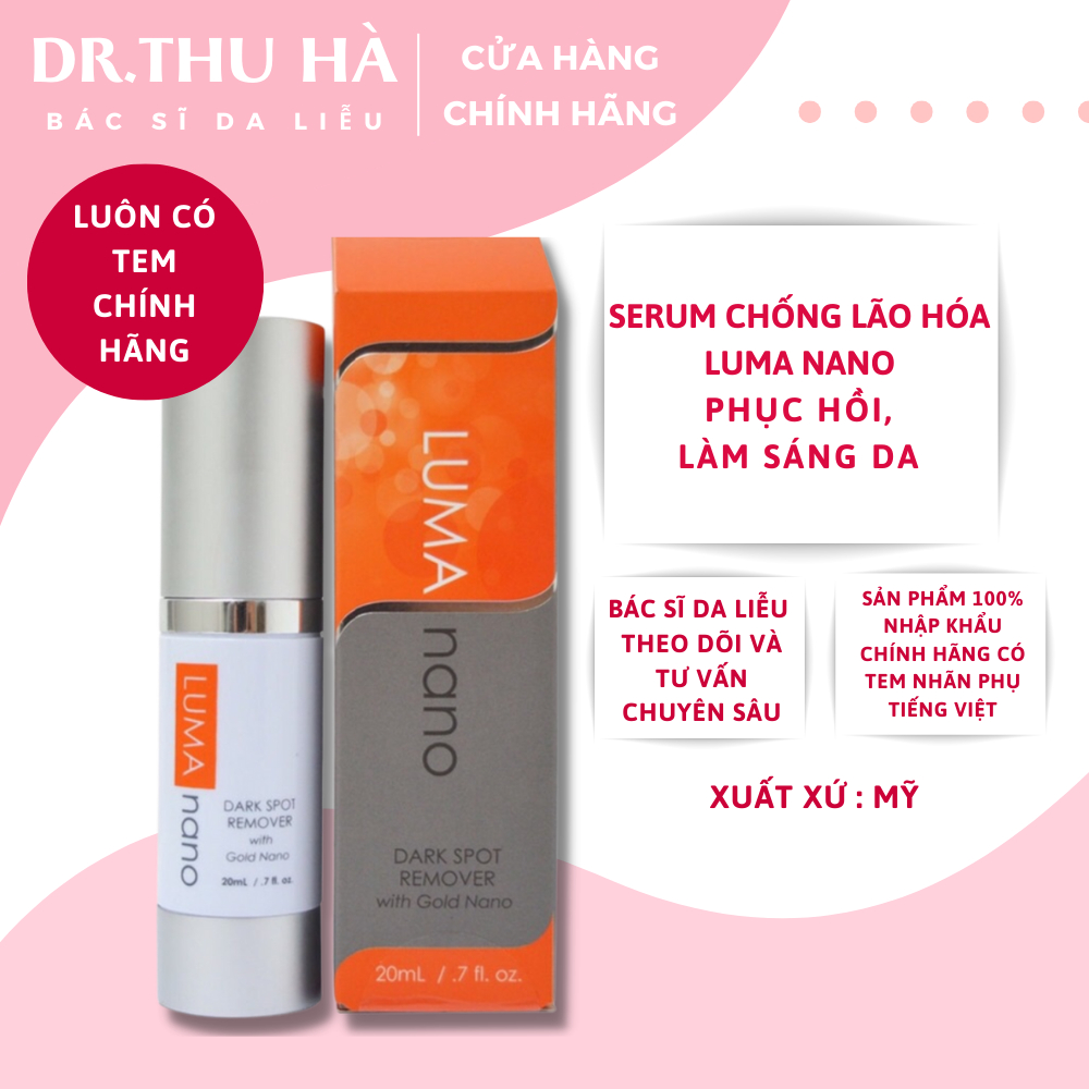 HÀNG CHÍNH HÃNG-CÔNG TY Serum giảm nám da Luma Nano Dark Sport Remover ...