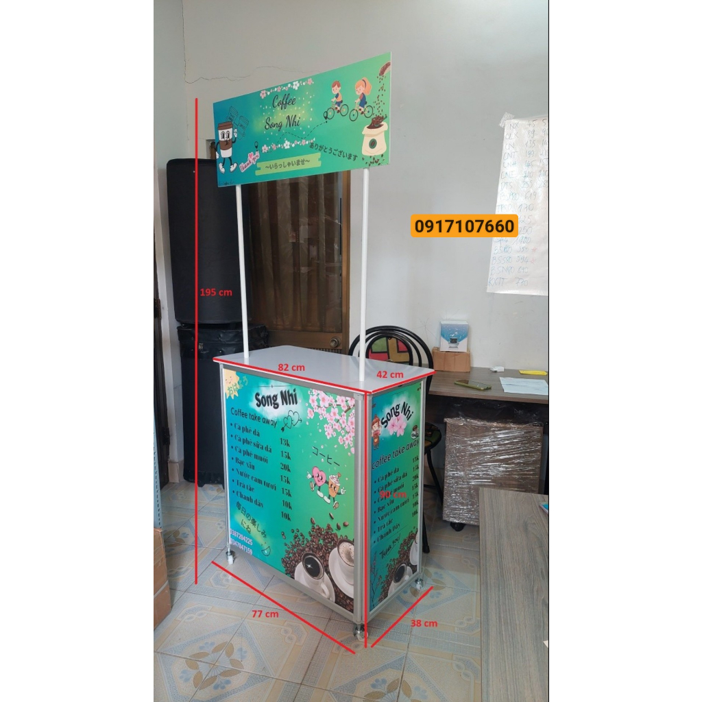 Booth sampling nhôm bánh xe quầy bán hàng di động, quầy nhôm bánh xe ...