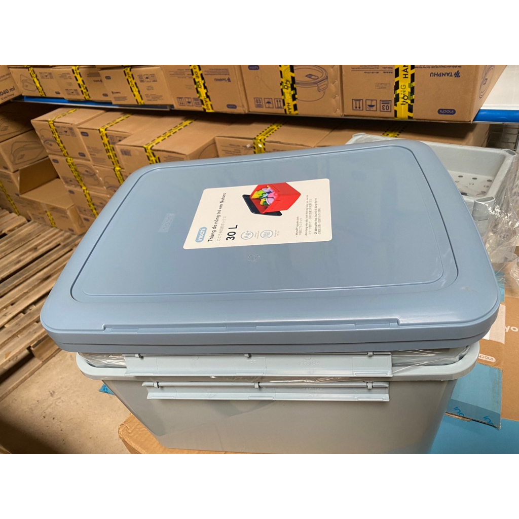 Thùng nhựa đựng đồ chơi cho bé đa năng Notoro Inochi 10L 18L 30L ...