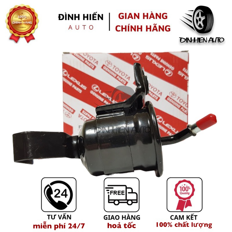 Lọc xăng, lọc nhiên liệu trong khoang động cơ xe Innova, Fortuner ...