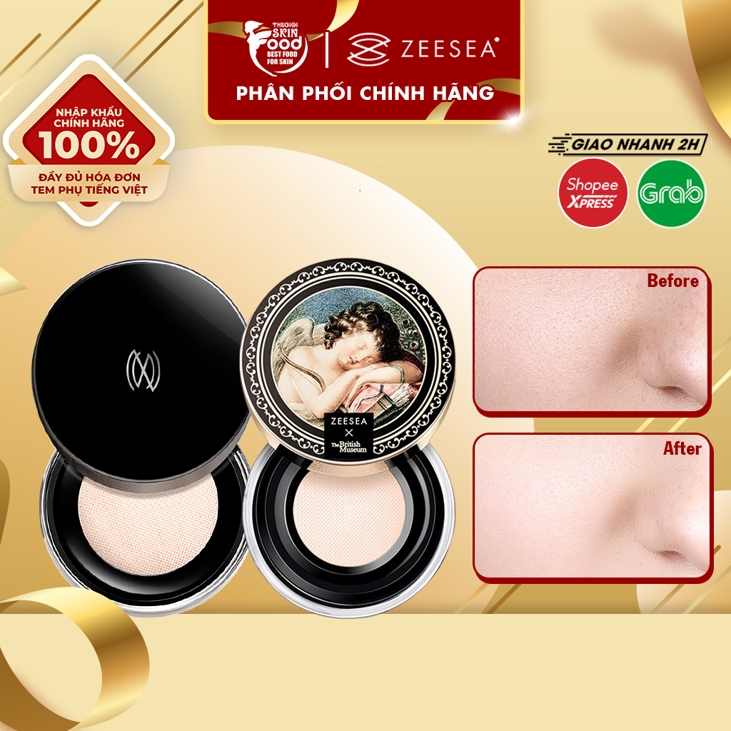 [NHẬP KHẨU] Phấn Phủ Kiềm Dầu, Ngăn Thấm Mồ Hôi ZEESEA Air Loose Powder ...