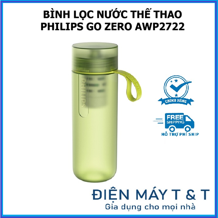 Bình lọc nước thể thao Philips GO ZERO AWP2722 - Hàng chính hãng ...