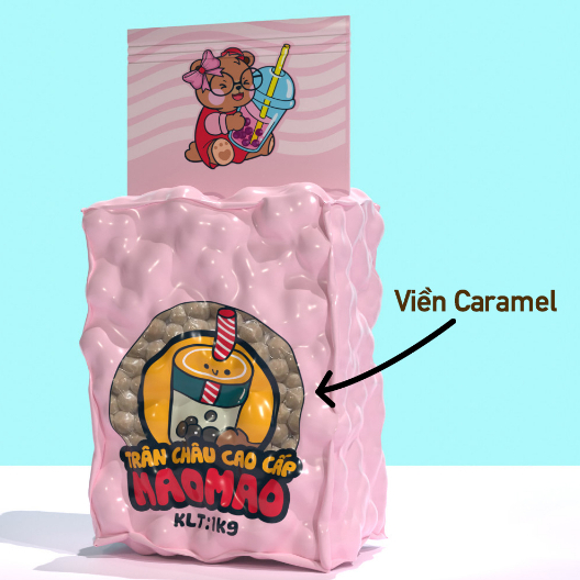 Trân Châu Mao Mao các loại gói 1kg ( Trân Châu Ô Long / Trân Châu Phô ...