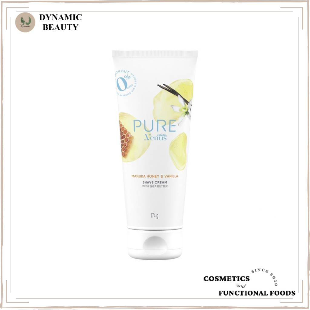 [Che tên] Kem cạo lông Gillette venus pure shaving cream manuka honey ...