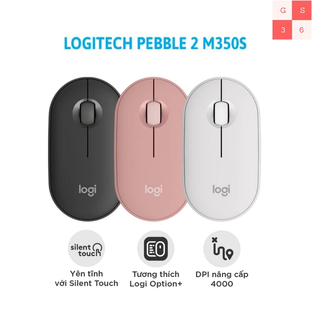 Chuột Bluetooth Logitech Pebble Mouse 2 M350s (Logitech M350s) - Hàng ...