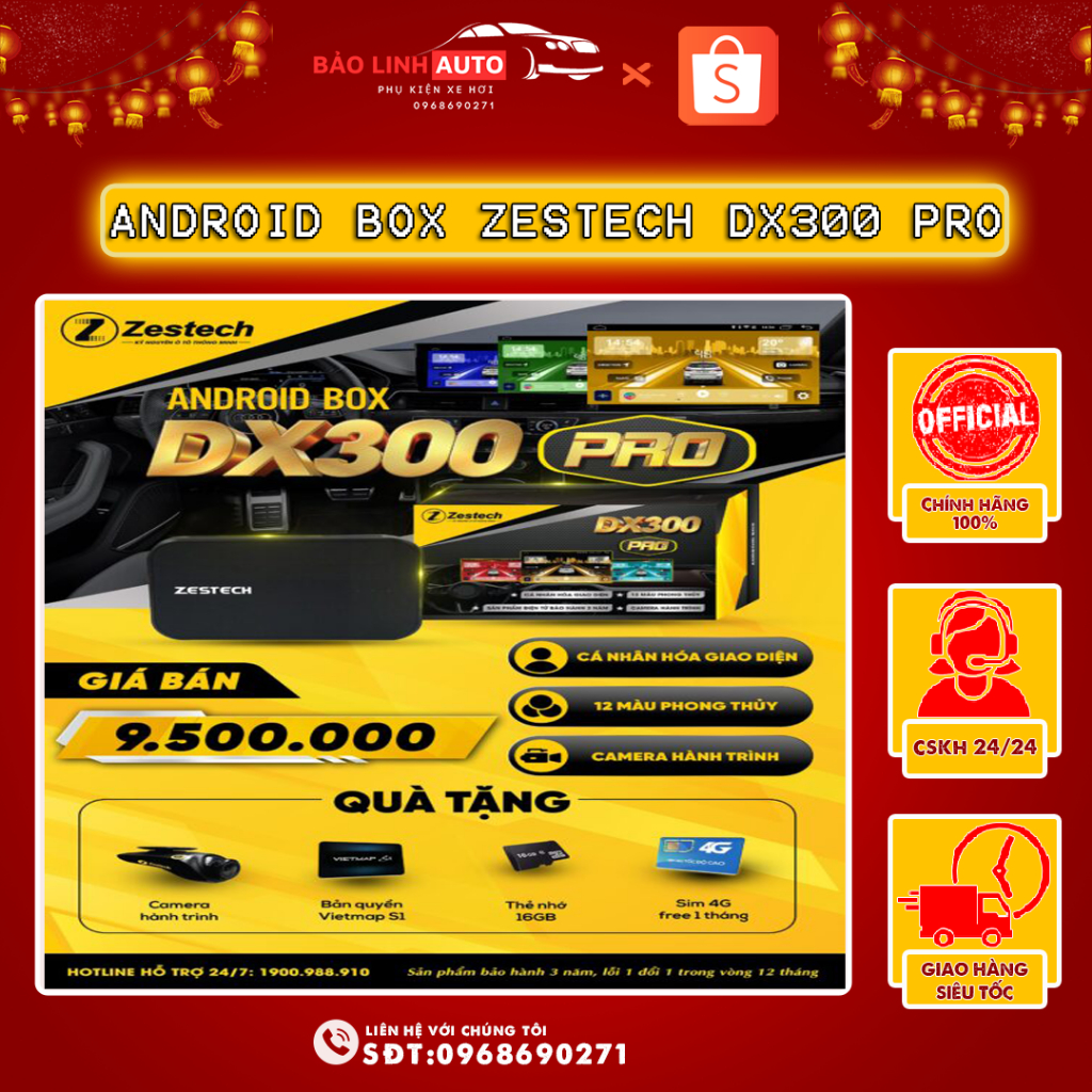 Android Box Zestech Dx300 Pro Dành Cho Ô Tô [ Tặng Camera Hành Trình ...