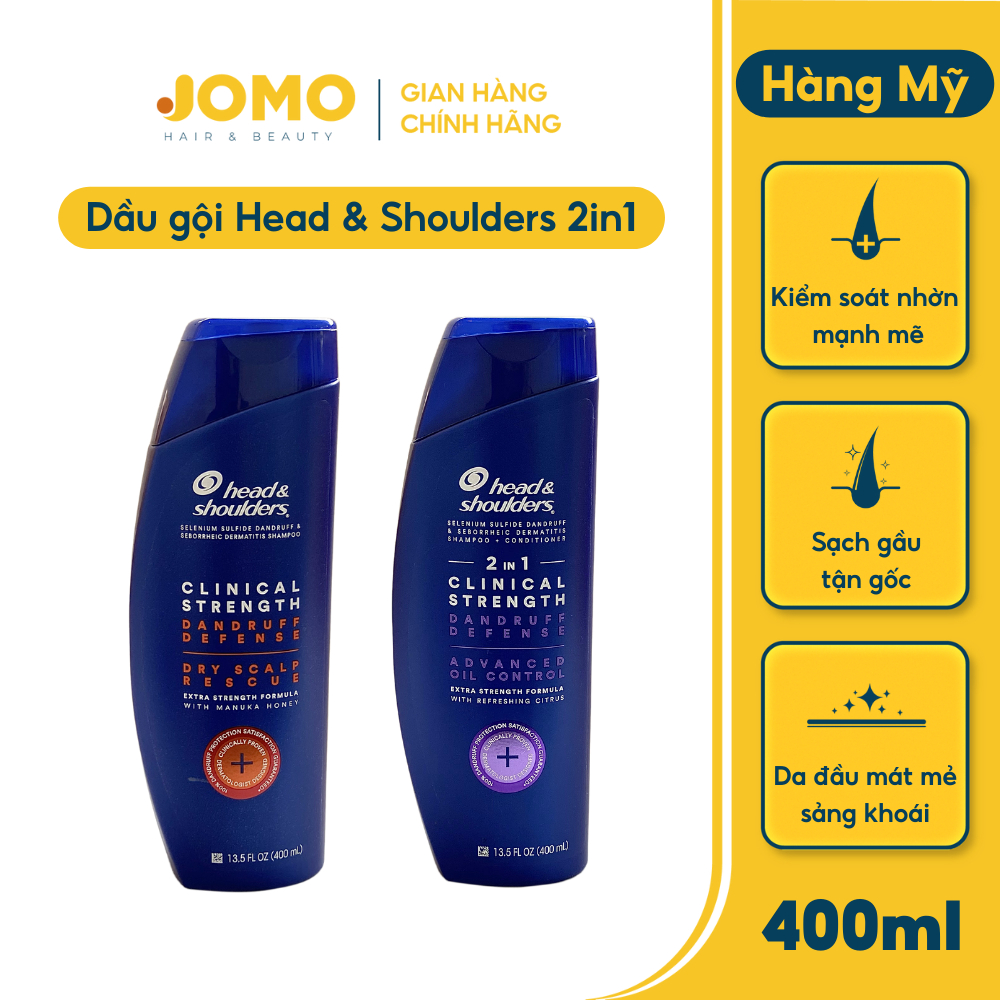 [HEAD & SHOULDERS] Dầu gội giảm gàu Dandruff Defense Dry Scalp Rescue ...