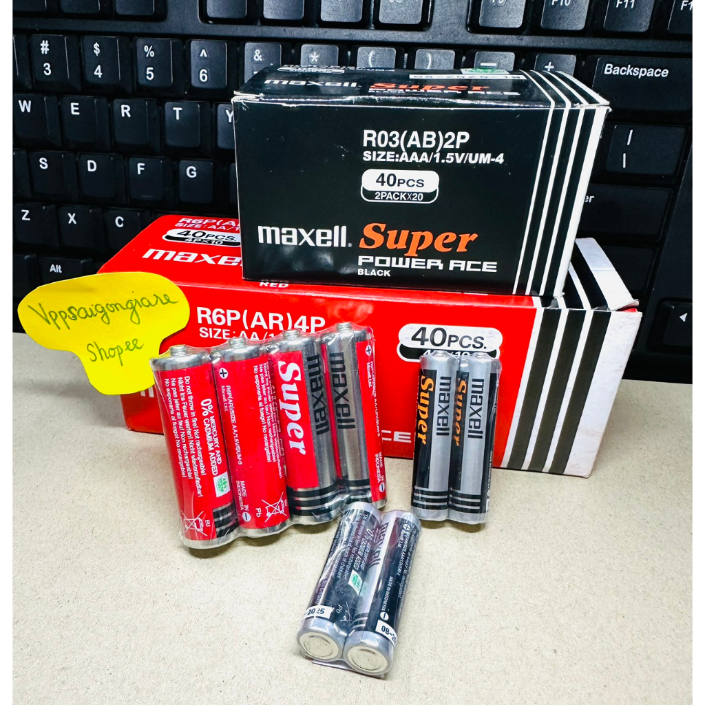 Pin AA/AAA Maxcell Chính Hãng Công Ty 1.5V An Toàn Khi Sử Dụng | Shopee ...