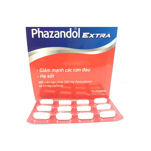 Phazandol Extra thuốc Hạ Sốt, Giảm Đau không gây buồn ngủ | Shopee Việt Nam