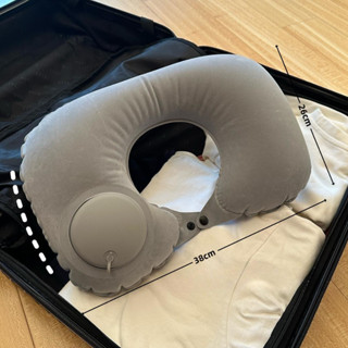 Gối bơm hơi tự động,gối chữ U,gối du lịch,gối bơm hơi,không cần thổi ...