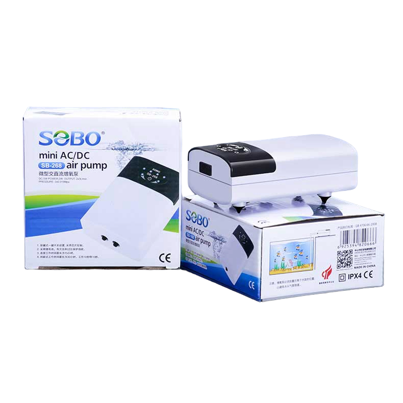 Máy sủi khí Oxy tích điện mini SOBO dùng cho hồ cá [SB-168, SB-268, SB-418, SB-428] | Shopee ...