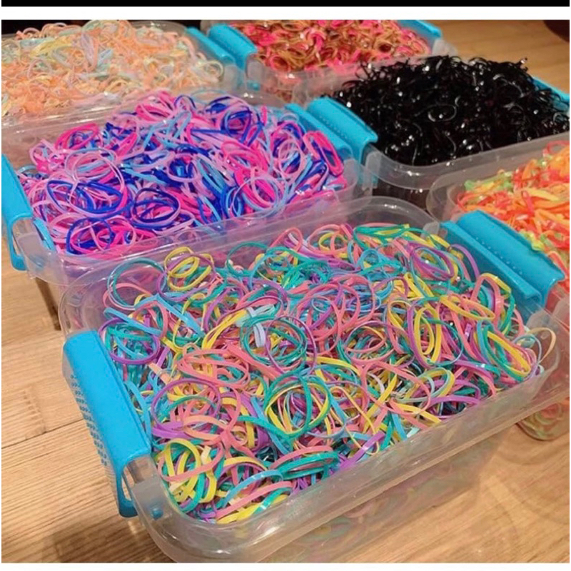 Hộp Chun Buộc Tóc 4000 sợi siêu dai + TẶNG HỘP NHỰA lunnn ( kèm ảnh ...