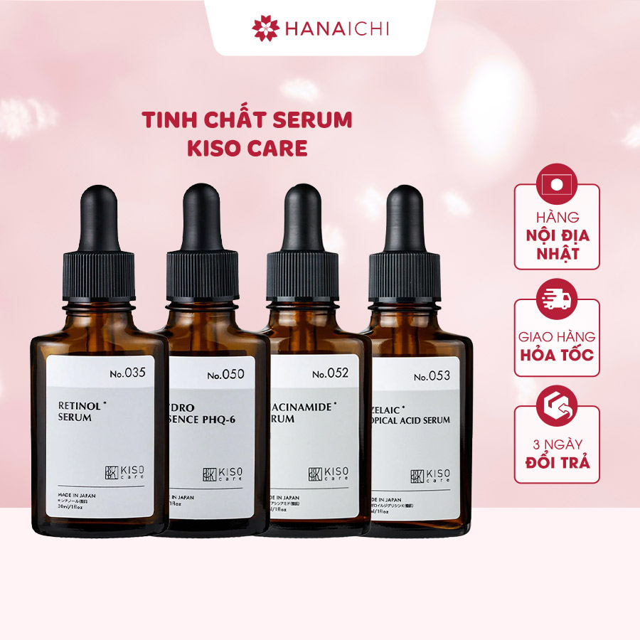 Serum dưỡng trắng, chống lão hóa, giảm thâm mụn, phục hồi da chuyên biệt Kiso Care 30ml - Nội ...