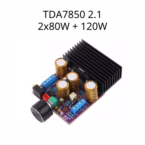Mạch khuếch đại âm thanh 2.1 TDA7850 2x80W + 120W Class AB | Shopee Việt Nam