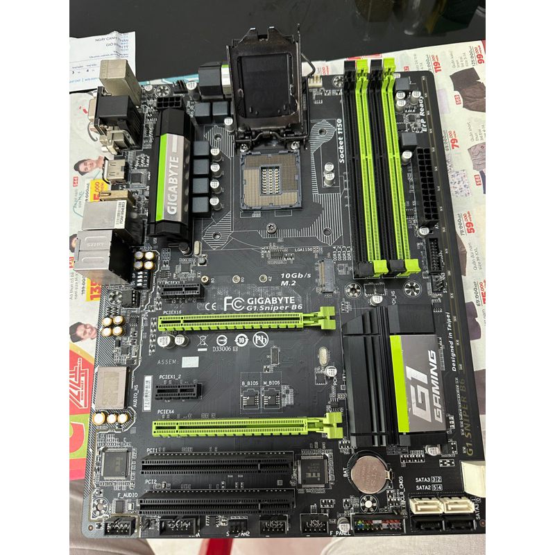 Main B85,B85m gaming,pro gamer,Z87,Z97,H97,G1 B5,B6,H6 socket 1150 + FE ...