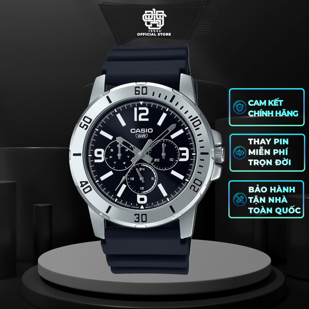 Đồng hồ Nam CASIO MTP-VD300-1B Hàng chính hãng | Shopee Việt Nam