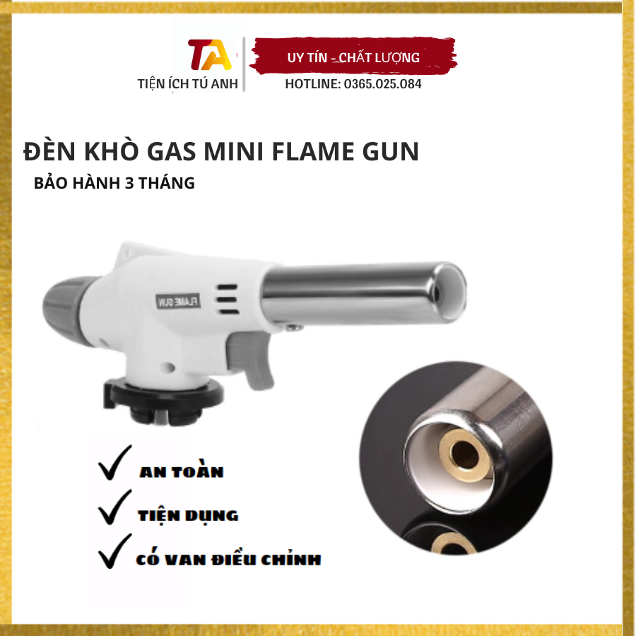 Đèn Khò Lửa, Đèn Khò Gas Mini Flame Gun Nhật Bản Cao Cấp, Có Van Điều ...