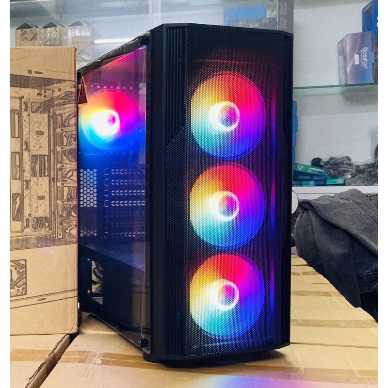 Vỏ Case Gaming 1 ST Anubiz 4F - Hỗ Trợ Lắp Dual Xeon - Tặng Kèm 4 Fan ...
