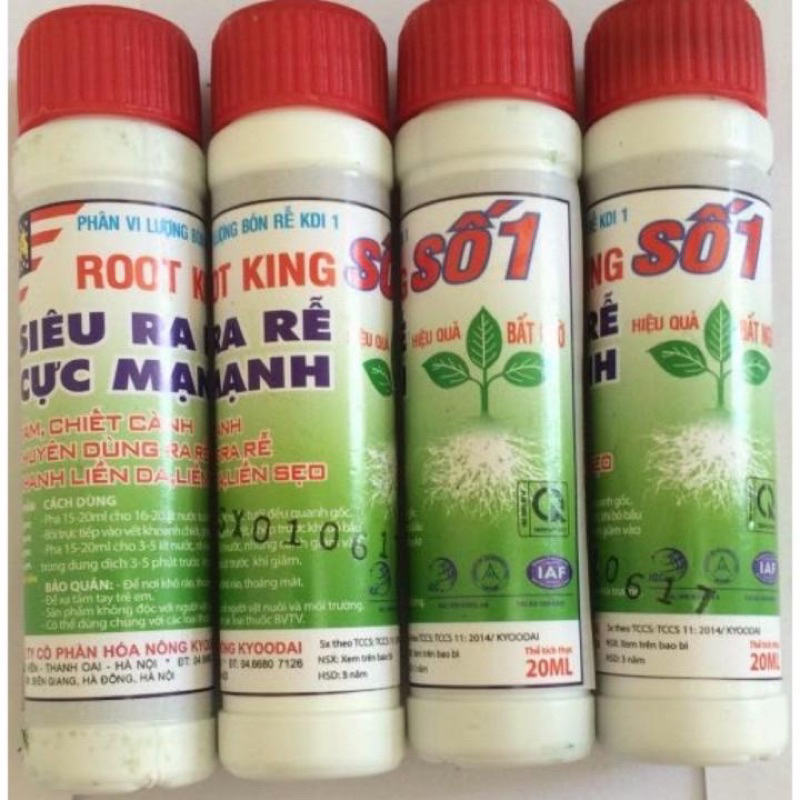 [SIEURE] Kích thích ra rễ cực mạnh Root King lọ 20ml hàng đẹp, phân ...