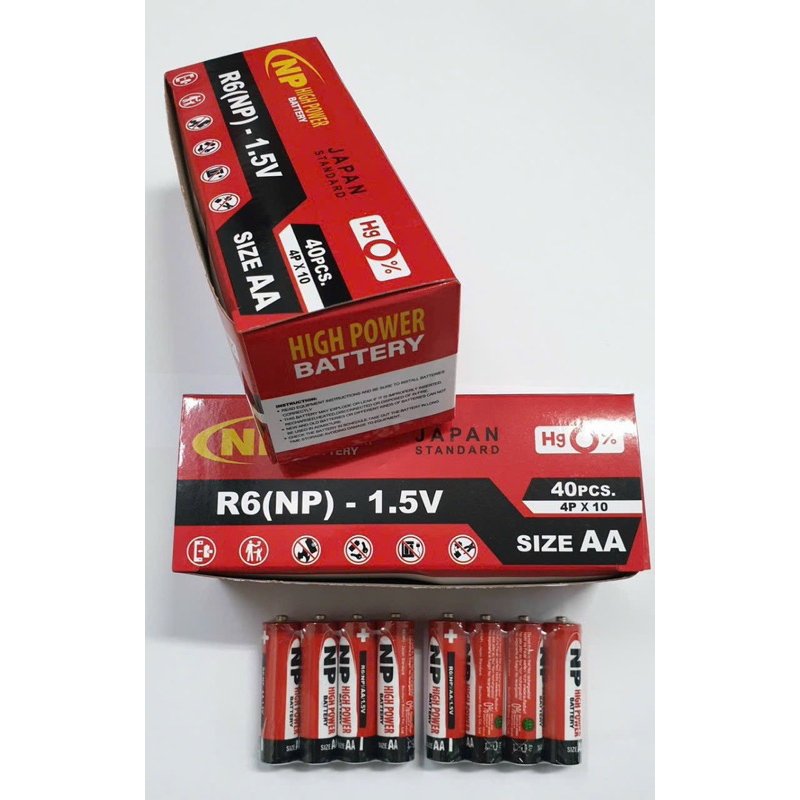 HỘP 40 VIÊN PIN 2A / 3A (SIZE AA / SIZE AAA) NP- HÀNG CHÍNH HÃNG VIỆT ...