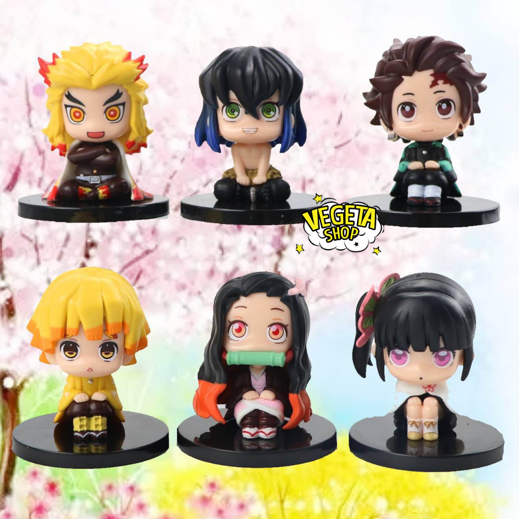 Mô Hình Kimetsu No Yaiba Thanh Gươm Diệt Quỷ Tanjiro Nezuko Zenitsu ...
