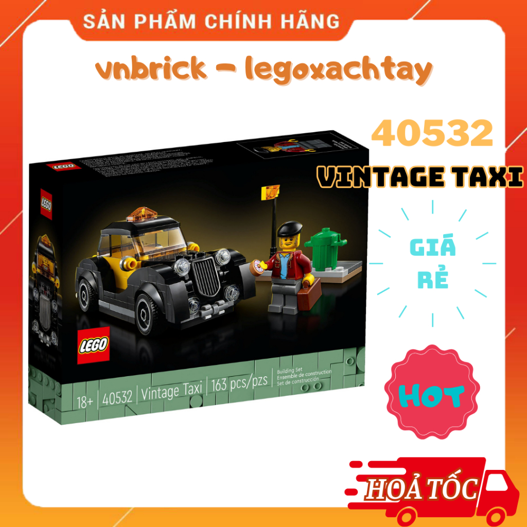 LEGO 40532 Vintage Taxi - Xe Taxi Cổ Điển | Shopee Việt Nam