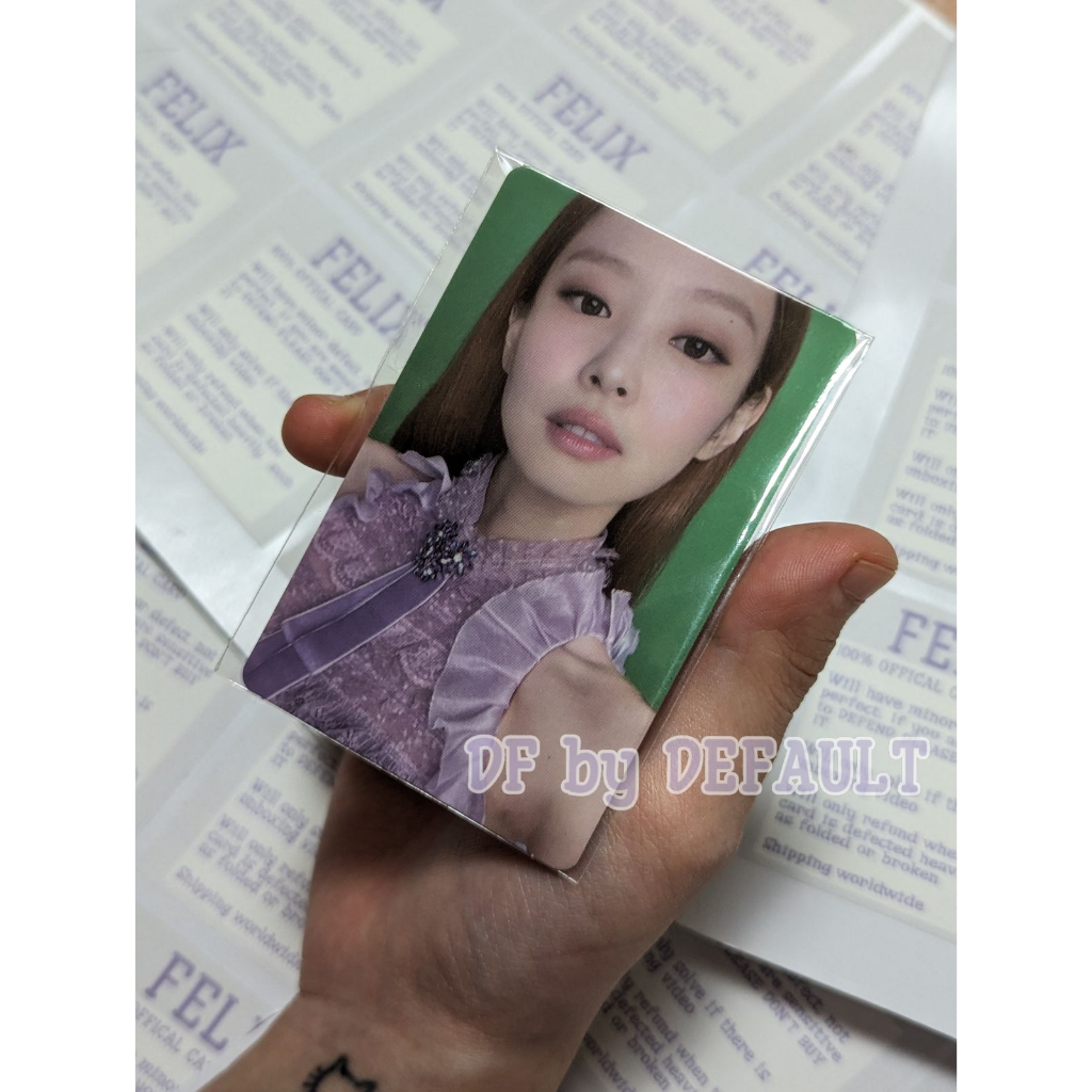 [OFFICIAL BLACKPINK CARD] ẢNH CARD POB THE GIRL BLACKPINK(JENNIE/LISA ...