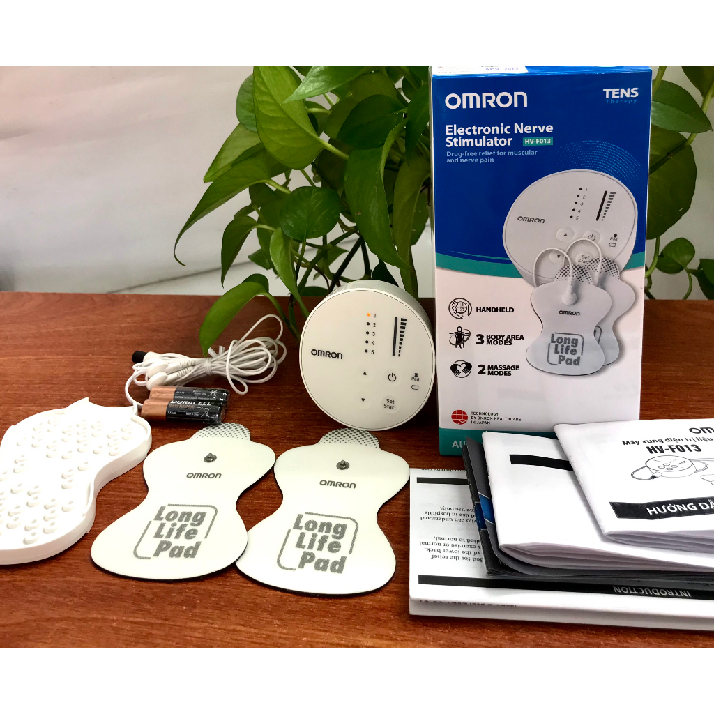 Máy massage xung điện trị liệu OMRON HV-F013 | Shopee Việt Nam