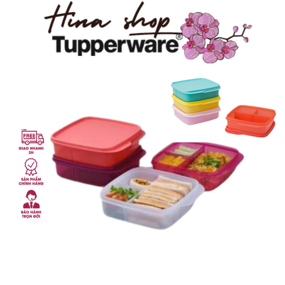 Hộp cơm Lolly Tup Tupperware 550ml chia 3 ngăn mẫu mới 2023 chính hãng ...